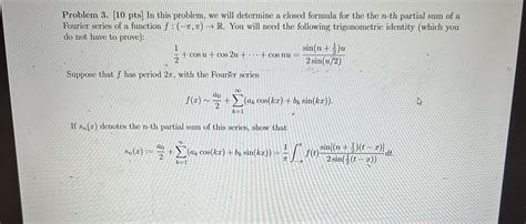 Solved Problem 3 10 ﻿pts ﻿in This Problem We Will