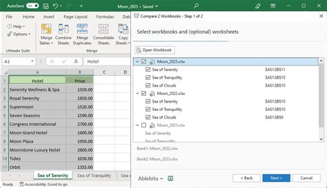 Compare Two Workbooks In Excel 365 2024 2016 Using Ultimate Suite