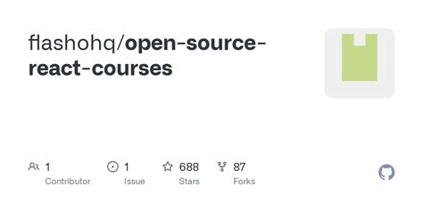 GitHub Flashohq Open Source React Courses