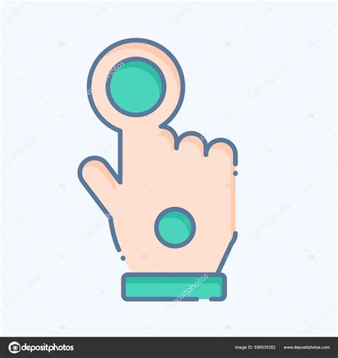 Icon Wired Glove Related Visualization Symbol Doodle Style Simple Design Stock Vector By ©amin