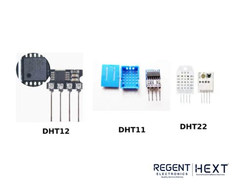 difference between dht11 dht12 and dht22 temperature and humidity sensor