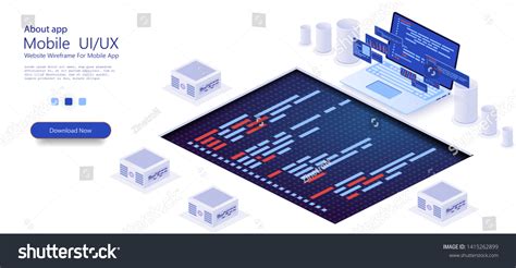 programming software development abstract concept development stock
