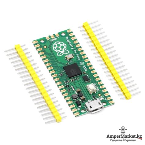 Плата Raspberry Pi Pico без пайки Ampermarketkz