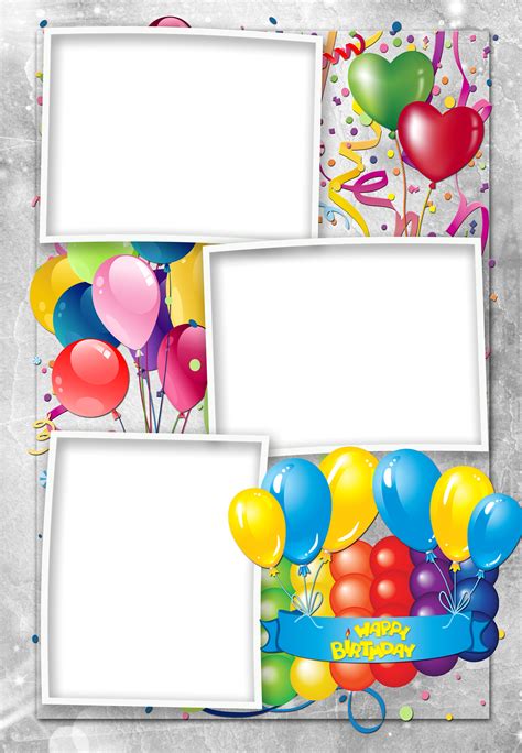 Efecto de fotos de la categoría Cumpleaños Inscripción en el marco Feliz Cumpleaños Happy