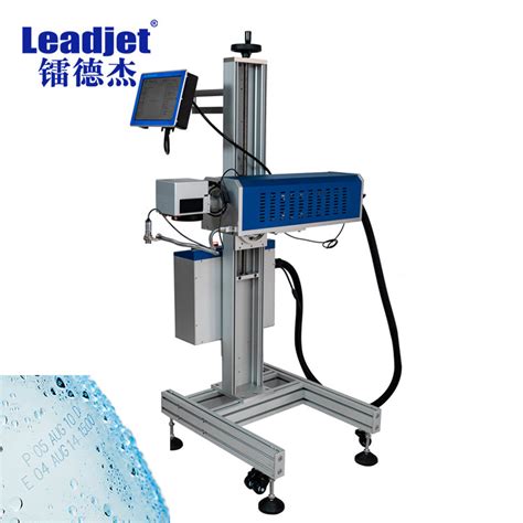 Order CO2 Laser Marking Printer Pet Bottle Plastic Date Coding Machine With Mobile Stand 2022