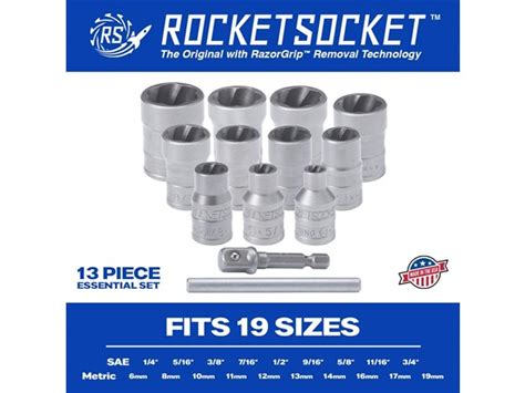 Rocketsocket Extraction Socket Set