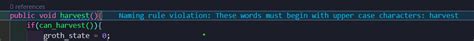 C How To Get Rid Of Naming Rule Violation Warning On Visual Studio CODE Stack Overflow