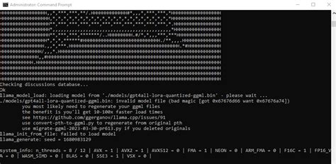 When Using Runbat An Error Is Shown Regarding The Gpt4all Lora