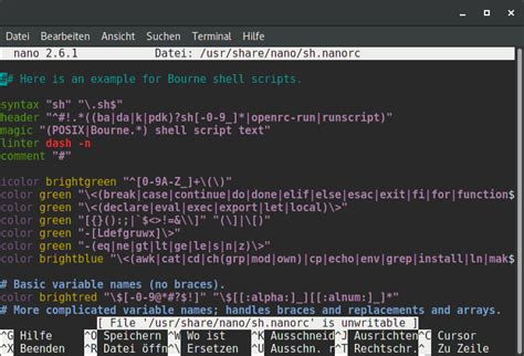 Syntax Highlighting In Nano Michis Blog