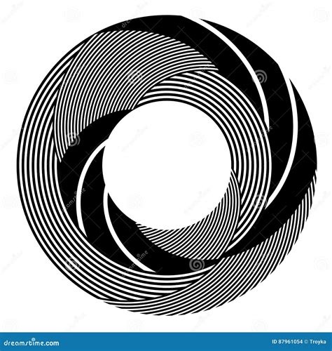 Abstract Rotation Circle Design Element Stock Vector Illustration Of Textured Vector