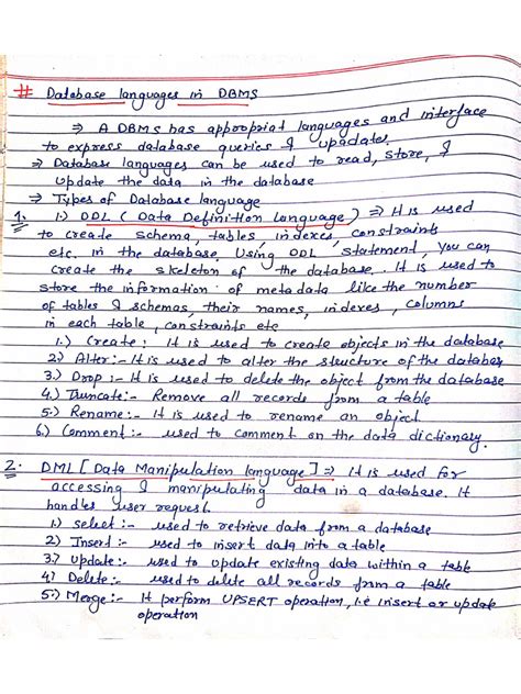 Database Language Pdf
