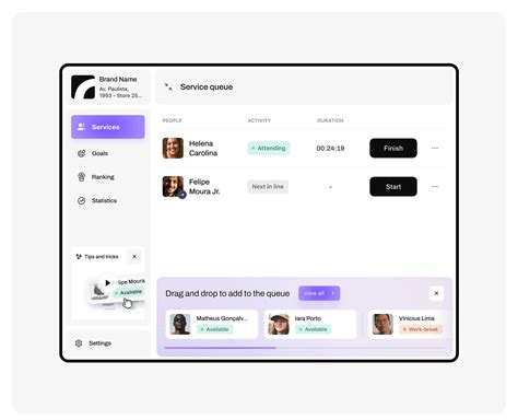 Queue Ui Ux Design Management System Behance