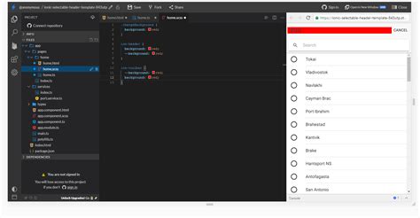 Styiling Of Ionic Selectable Header · Issue 317 · Eakoriakinionic Selectable · Github
