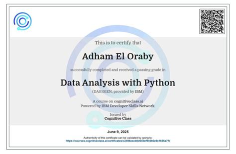 Dataanalysis Python Datascience Ibm Cognitiveclass