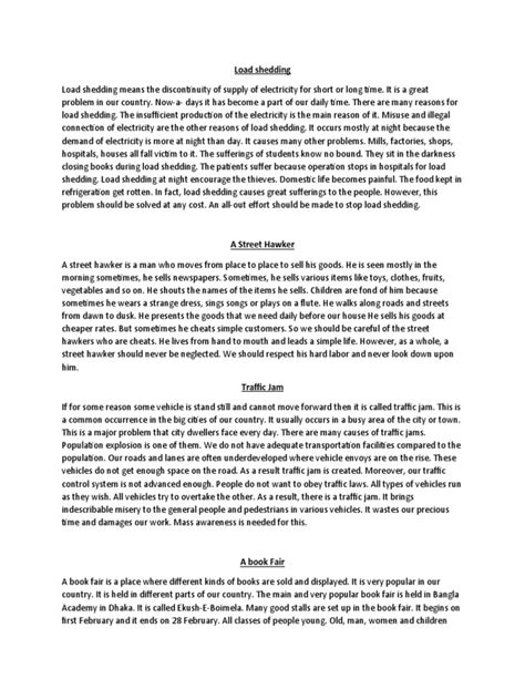 load shedding pdf traffic books
