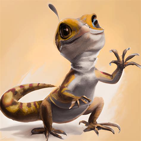 Bob Byerley Lizard Chibi Graphic Creative Fabrica