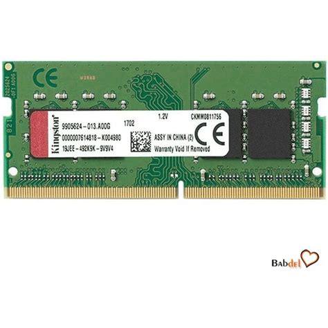 خرید و قیمت رم لپ تاپ 4 گیگابایت کینگستون Kingston 1600mhz Pc3 Ddr3 ترب