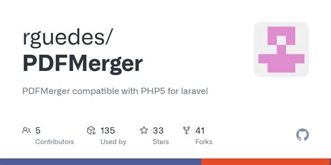 Github Rguedespdfmerger Pdfmerger Compatible With Php5 For Laravel