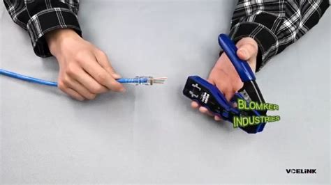 Rj45 Crimp Tool Pass Through Crimper For Crimping Cat8 7 6 5 Cat5e Connector With Replacement