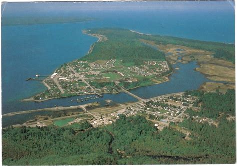 British Columbia Postcard Delkatia Cfs Masset Haida Village Queen Charlotte