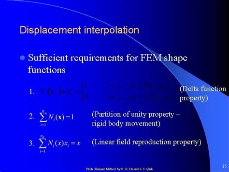 Finite Element Method Chapter 3 The Finite Element