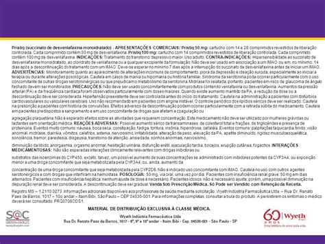 (succinato de desvenlafaxina monoidratado) - ppt carregar