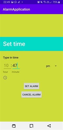 How To Create An Alarm Application In Android Android Tutorial Tutorials Link