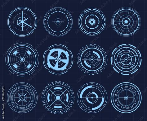 Sniper Aim Pointer Ui Hud Technology Aiming Weapon Military