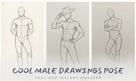 Stop Drawing Boring Guys — These 7 Cool Male Poses Add Instant Swagger