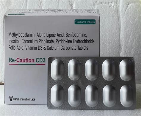 Re Caution Cd3 Pharmaceutical Tablet At ₹ 105strip D3 Tablets In