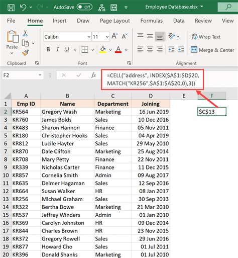 How To Get Current Cell Address In Excel Design Talk