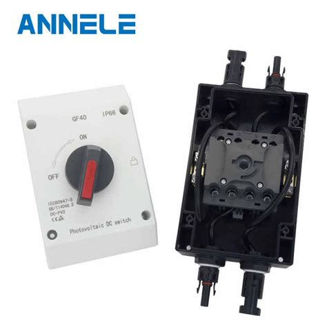 DC V A Pole Solar Isolator Switch And Solar PV DC Isolation Main Switches For DC