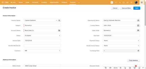 How To Generate And Manage An Invoice In Zoho CRM
