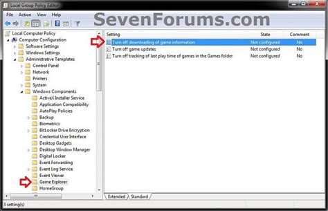 Games Explorer Downloading Game Information Enable Or Disable Tutorials