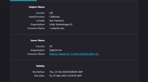 Ssl Certificate Expired Unity Engine Unity Discussions