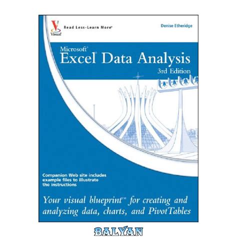 دانلود کتاب excel data analysis your visual blueprint for creating and
