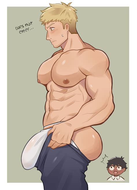 Rule 34 1boy Bara Bara Tits Barazoku Big Bulge Blush Bulge Clothing