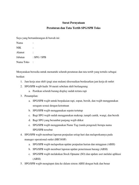 sop dari spg dan spb pdf