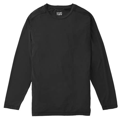 T Shirt à Manches Longues Tilley Tuff Pour Homme En Nylon Noir