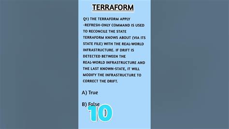Terraform Certificate Question1 Terraform Youtube