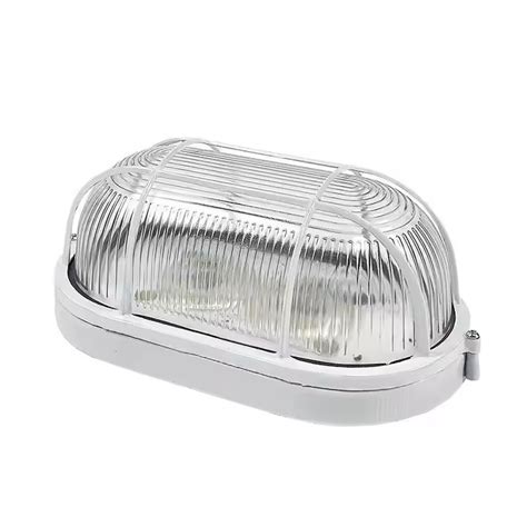Outdoor Waterproof Oval Wall Light Surface Mounted Bulkhead Lamp Bulkhead Grille Wall Light