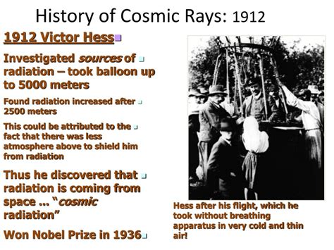 Ppt Discovery Of Cosmic Rays Powerpoint Presentation Free Download Id2731920
