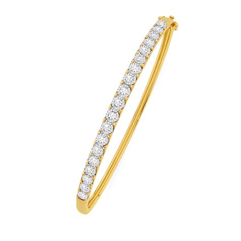 Gold And Diamond Bangle