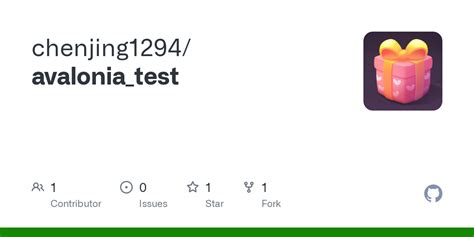 GitHub Chenjing Avalonia Test