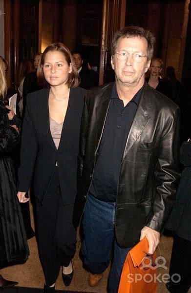 Eric Clapton And Wife Lori Attend Funeral Of Their Son Connor Stock