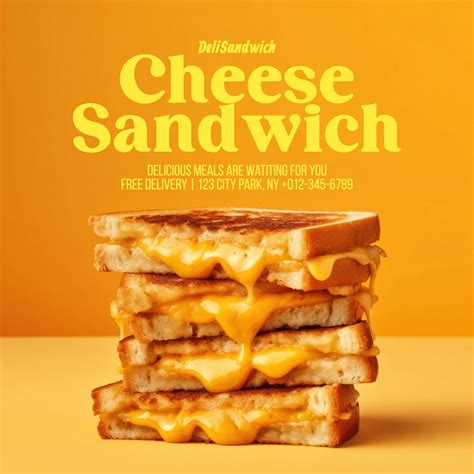 Deli Sandwich Shop Instagram Post Premium Editable Template Rawpixel