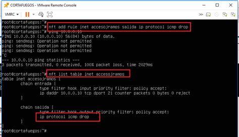 Configuración Firewall con nftables RAGASYS SISTEMAS