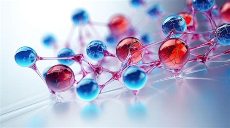 Molecular Structure With Interconnected Hexagons And Spheres Science Concept Premium Ai