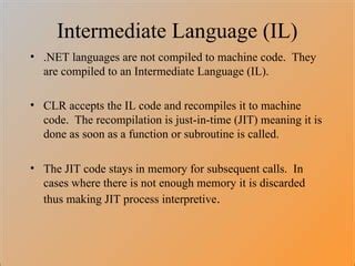 NETOverview1 Ppt C Using Asp Net ActiveX Data Object And XNL PPT