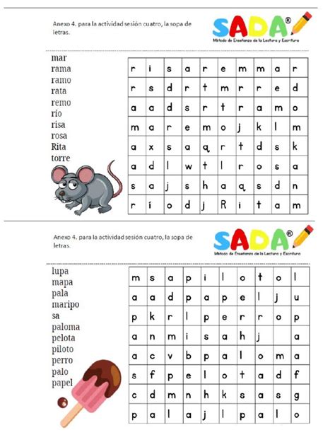 Sopa De Letras Pdf